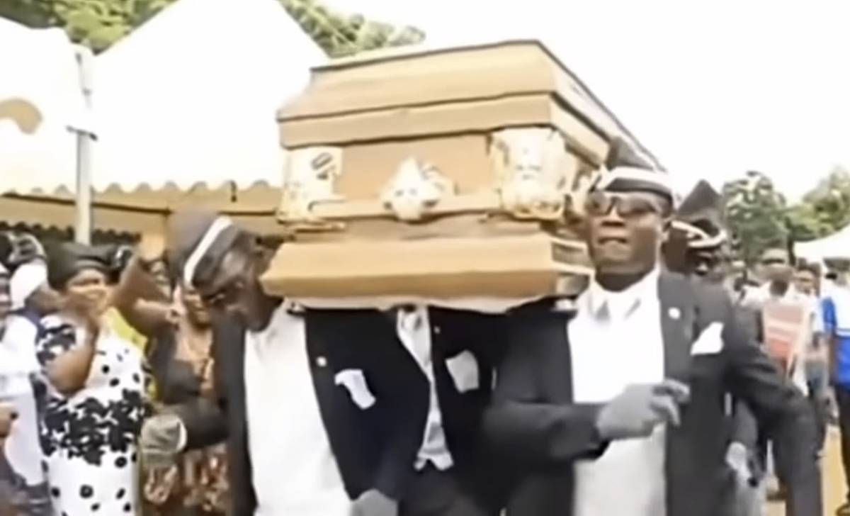 Con uno de los ghaneses del baile del ataúd, el meme más viralizado en ...