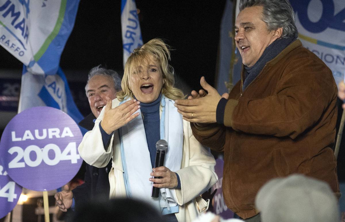 Laura Raffo cerró su campaña con elogios al gobierno de coalición y a ...